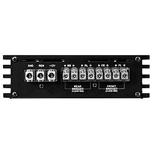 Earthquake Sound MiNi D1000.4 (Gen 2) Stereo Class D 4-Channel Car Amplifier, 1000 Watts