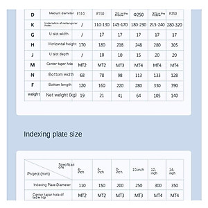 KACOME 6 in. Universal indexing Table Rotary Table 125 3-jaw Chuck milling Machine Indexing Head Vertical and Horizontal indexers