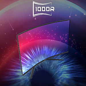 MSI G321CQP E2, 32" Gaming Monitor, 2560 x 1440 (QHD) Curved Gaming Monitor, 1 ms, 170Hz, FreeSync Premium, 1000R, HDMI, DisplayPort, Tilt, Swivel, Pivot and Height Adjustable.