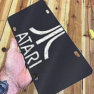 Ertregysrtg Atari Video Game Retro Logo Vintage Gaming Console License Plate 6" X 12"