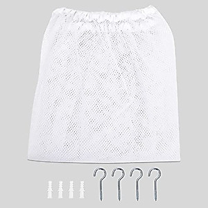 Stuffed Animal Hammock, 2 Pack, Nursery and Playroom Jumbo Toy Storage Net Organizer for Plush Toys, Kids Bedroom Décor, Rip-Resistant Stuff Animals Holder with Hanging Hardware by Ziz Home