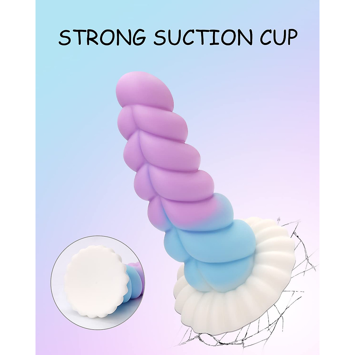 Realistic Monster Silicone Dildo - 8.6" Big Shaped Liquid Dildo with Strong Suction Cup, Huge Thick Dildo for Women, Anal Plug Dildo Prostate Massager Adult Sex Toy for Women Men and Couples