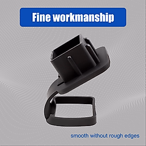 Fogfar 1 PC Square Tow Hitch Dust Plug, 3.14" x 3.14" x 1.96" American Flag Pattern Tow Tube Square Cover, Trailer Receive Tube Plug, Fits 2" x 2" Receiver Tube (Red)