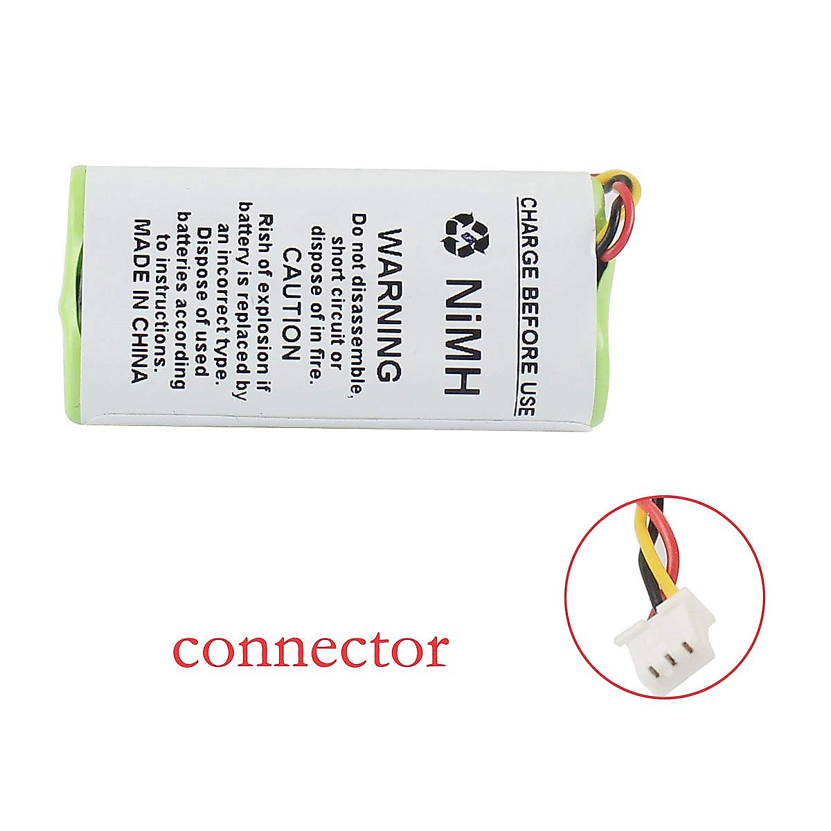 2-Pack Battery for Motorola Symbol LS4278 LS4278-M LI4278 DS6878 Barcode Scanner 800mAh 3.6V Ni-Mh PN 82-67705-01 BTRY-LS42RAAOE-01