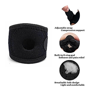 Wrist Brace For TFCC Tears, Adjustable Wrist Wrap with Soft Ring Pad for Ulnar Sided Wrist Pain, DRUJ Instability, Tendonitis, Strain, Carpal Tunnel, Wrist Support for Men Women Working Out, Sports