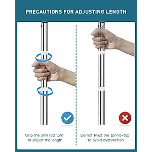 ALLZONE Corner Shower Caddy Tension Pole, 4-Tier Adjustable Shower Shelves, Rustproof Bathroom Shower Organizer Corner and Shower Racks for Inside Shower Storage, 56 to 113 Inch Height, Sliver