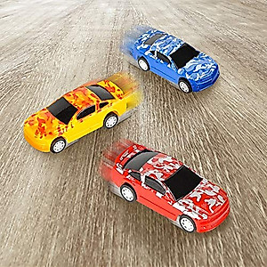 ArtCreativity 3.25 Inch Pull Back Toy Cars for Kids, Set of 12, Pullback Racers in Assorted Colors, Birthday Party Favors for Boys & Girls, Goodie Bag Fillers, Small Carnival and Contest Prize