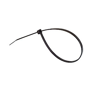 GTSE 12 Inch Black Zip Ties, 1,000 Bulk Pack, 50lb Strength, UV Resistant Long Nylon Cable Ties, Self-Locking 12" Tie Wraps