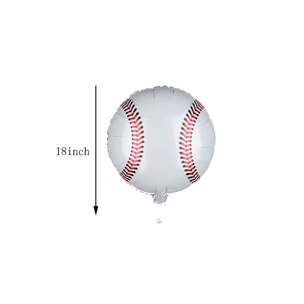8pcs Baseball Foil Balloons Boy Birthday Party Supplies Decorations Glove Bat Round Baseball Themed Party Decoration