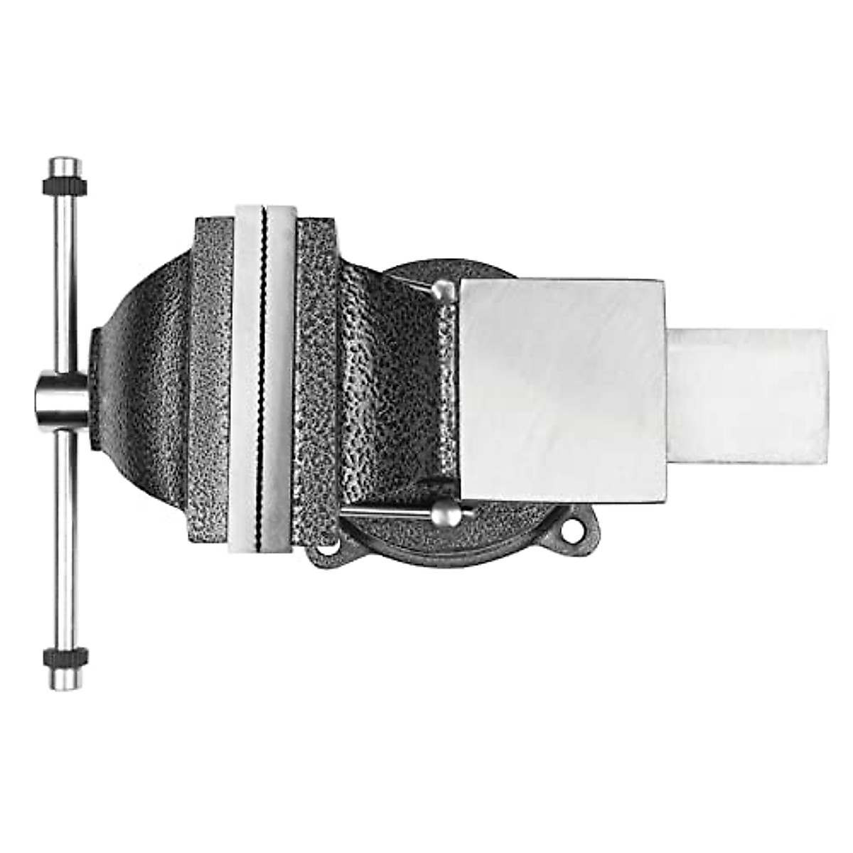 Performance Tool MV8 Hammer Tough Powder Coating, 360 Degree Swivel 8-Inch Bench Vise (7-Inch Jaw Opening, 3-Inch Throat Depth)