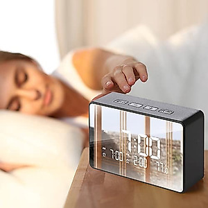 Hidden Camera Clock, Wireless WiFi 1080P Spy Camera with Night Vision, Motion Detection, Loop Recording Wireless Security Camera Nanny Cam for Indoor/Home Camera