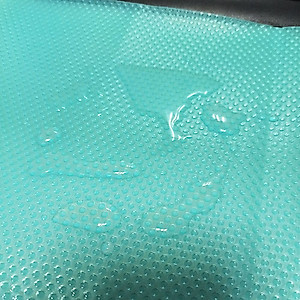 Mydio 9 Pcs 17.4*11.6in Refrigerator Mat Food-Grade EVA Fridge Liners Cuttable Refrigerator Pad for Shelves Table Mats Shelf Liners, 3 Pink/3 Green/3 Blue (9)