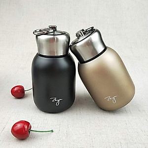 10.15oz/300ML Mini Thermal Mug Leak Proof Vacuum Flasks Travel Thermos Stainless Steel Drink Water Bottle Thermos Cups for Indoor and Outdoor (Green)