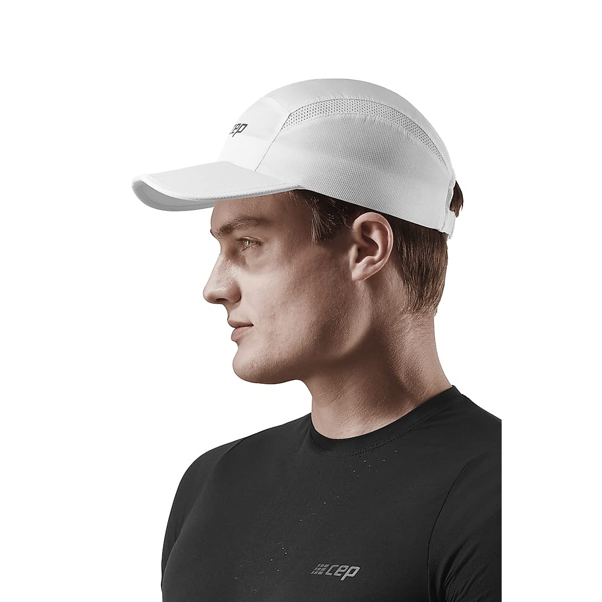 The Run Cap, White, Unisex, OS
