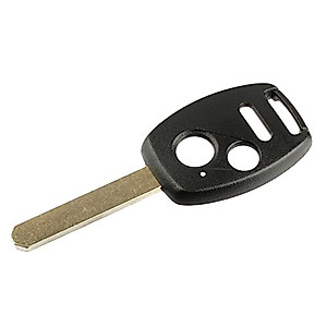 Key Fob Keyless Entry Remote Shell Case & Pad fits Honda 2010-2011 Accord Crosstour / 2006-2011 Civic / 2007-2013 CR-V / 2011-2015 CR-Z / 2009-2013 Fit / 2011-2014 Odyssey