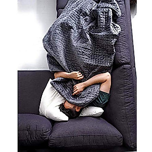 Tranquility 12lb Weighted Throw Blanket - Gray