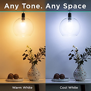 iHome Spectra Smart Multicolor Light Bulb, A21 Tunable Dimmable Ultra-Bright Color Bulb, 1600 Lumens, 15W, 100W Equivalent, WiFi Smart Bulb, Compatible with Alexa and Google Home, 2 Pack