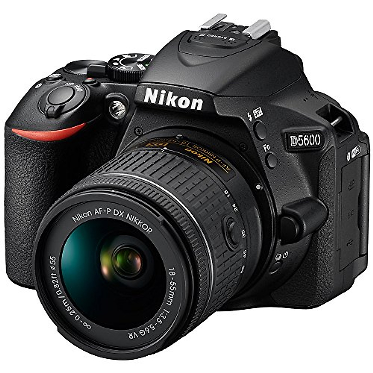 Nikon D5600 Digital SLR Camera with 18-55mm VR & 70-300mm DX AF-P Lenses - (Renewed)
