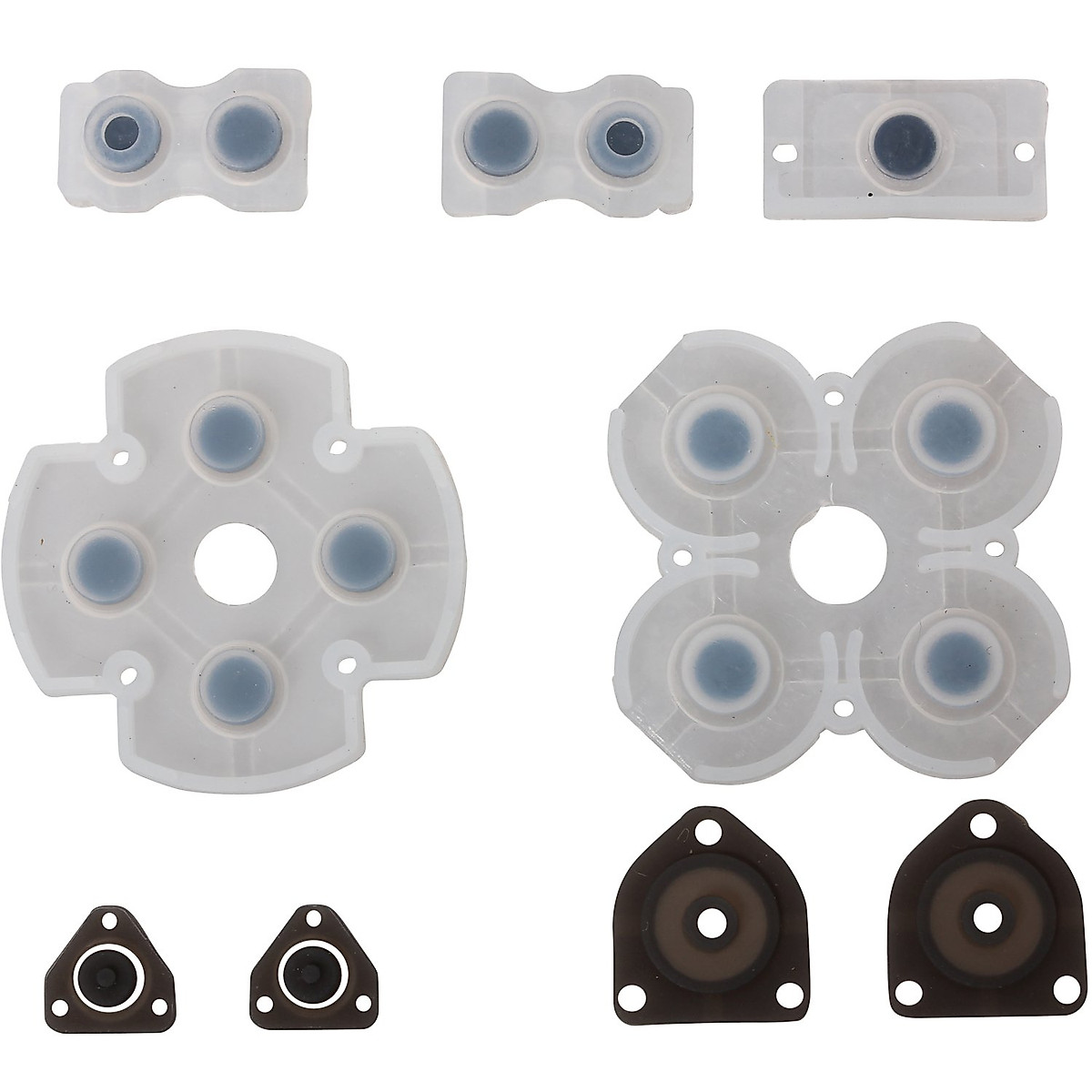 eJiasu Controller Pads All Set of Replacement Rubber Conductive Button Pad Kit for Sony PlayStation 4 Controller Gamepad (1 Set)