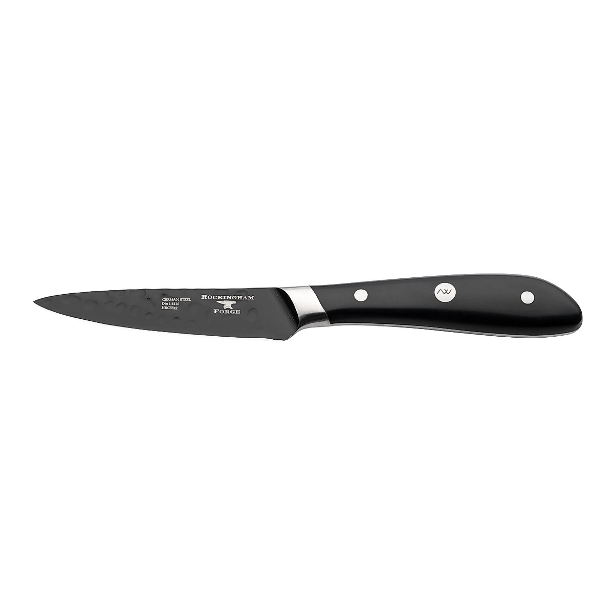 Rockingham Forge Ashwood Series 4" Paring Knife Kitchen Peeling Knife with Ice Hardened Vanadium Steel Blades