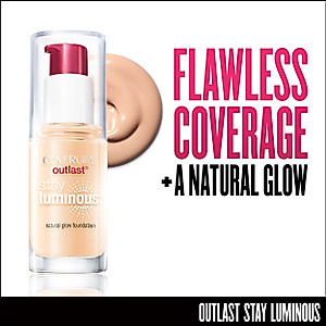 COVERGIRL Outlast Stay Luminous Foundation Creamy Natural 820, 1 oz (packaging may vary)