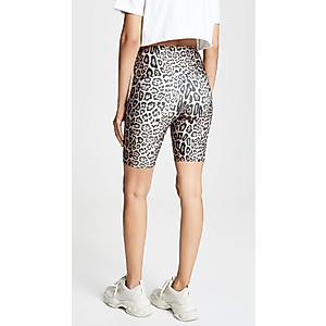 Onzie Women's Hig Rise Bike Short, Leopard, S/M