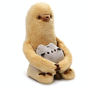 GUND Pusheen with Sloth Plush Stuffed Animal, Set of 2, 13"