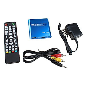 AGPtEK Mini 1080P Full HD Digital Media Player - MKV/ RM-SD/ USB HDD-HDMI