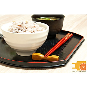 Hashimoto-Kousaku Sikkiten Japanese Natural Lacquered Wooden Chopsticks Sakura Collection in Gift Box (Yoisakura, Vermilion)