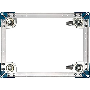 Carlisle FoodService Products Cateraide Dolly for Pc300N Pan Carriers with Reinforced Corners for Catering and Events, Aluminum, 23.75 X 17.38 Inches, Silver