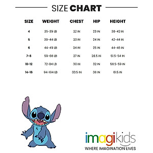 Disney Lilo & Stitch Little Girls Pullover FleeceHoodie and Leggings Outfit Set Blue 7-8