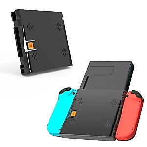 KKOZESST Portrait Mode Flip Grip Handheld Accessory for Nintendo Switch Vertical Mode Orientation Works with OLED Joy-con Grips Stand