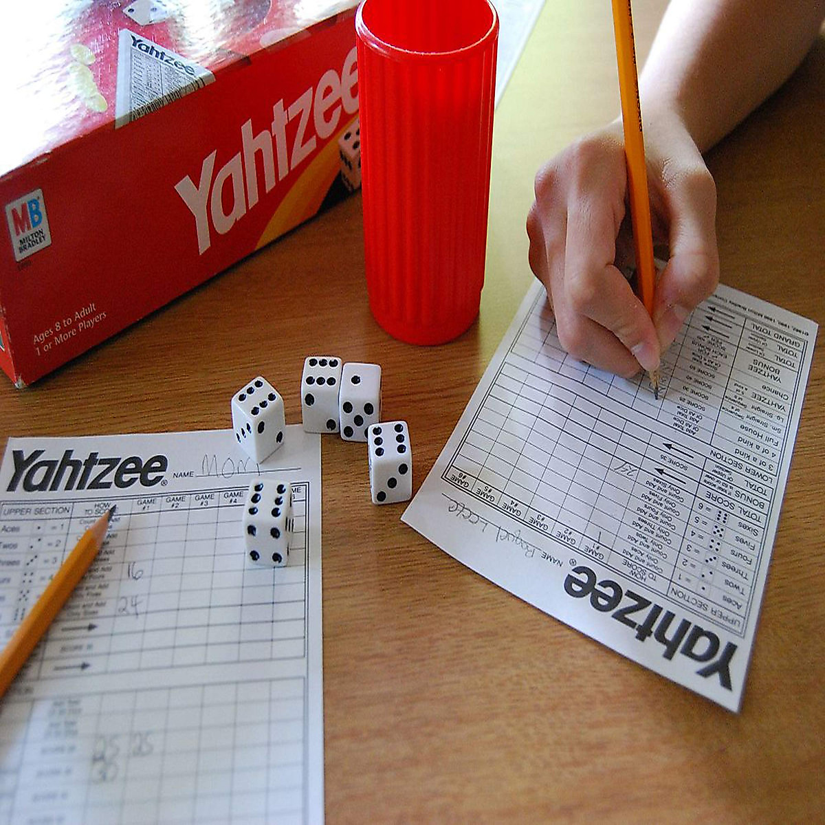 Yahtzee Board Games Bundled with Yahtzee Score Pads