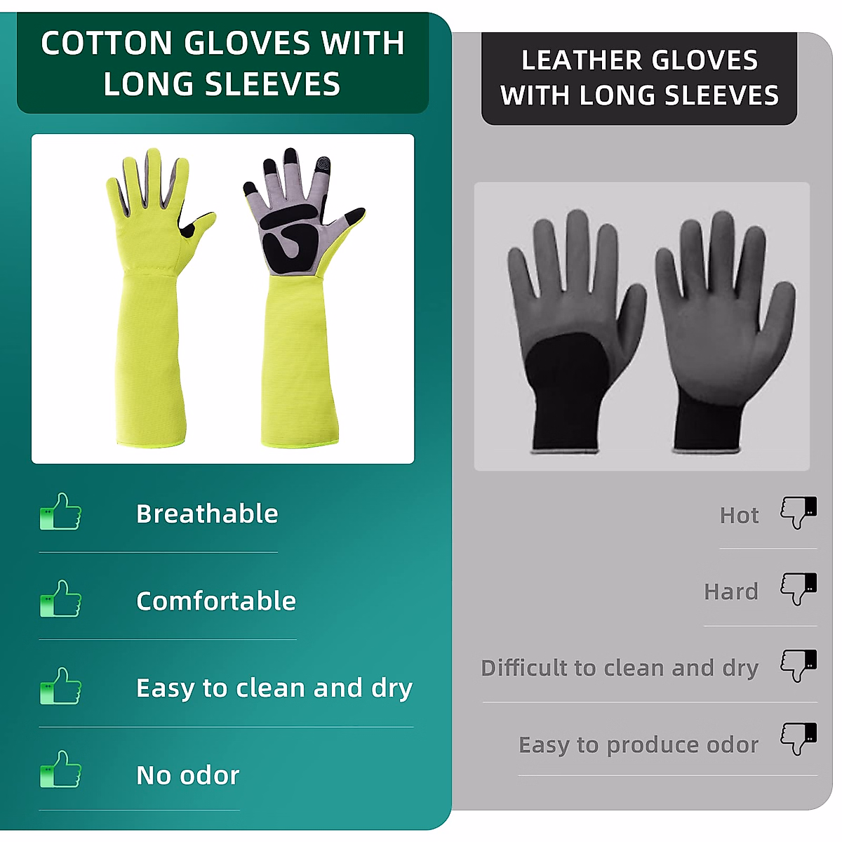 MEPEREZ 3-in-1 Gloves for Gardening, Farming & Cleaning, Stab-Proof, Non-Slip, Shock-Absorbing, Wear-Resistant, Comfortable, Breathable