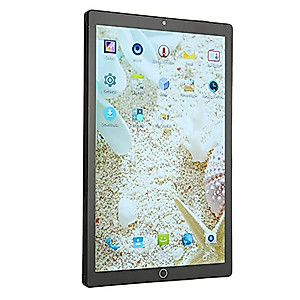 DAUZ 10.1 Inch Tablet, Portable Tablet 100-240V 1920x1080 IPS Display for Travel (US Plug)