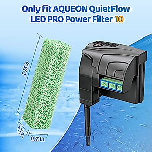 HiTauing 6 Count Phosphate Reducer Filter Pads for aqueon，Fish Tank Filter Pads for QuietFlow LED PRO Model 10