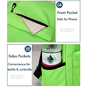 Travel Backpack Unisex Bookbag Adults Laptop Bag Daypack for Girls Boys (Blue)