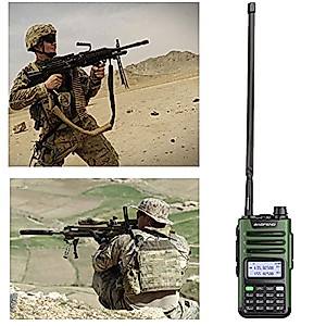 ABBREE Tactical Foldable Antenna 18.89inch GMRS Antenna SMA-Female for Baofeng etc GMRS Radios