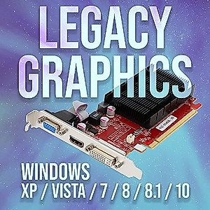 VisionTek Radeon 5450 2GB DDR3 (DVI-I, HDMI, VGA) Graphics Card - 900861,Black/Red