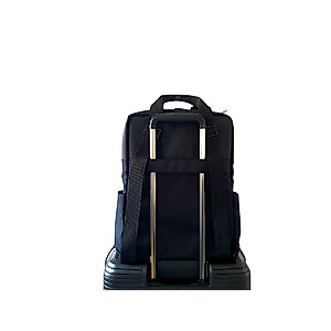 BIEN - Smart Backpack - Oslo backpack 19L-Vol. Laptop compartment water-resistant weight: 0.88 kg luggage strap security pocket water bottle compartment slim design (black)