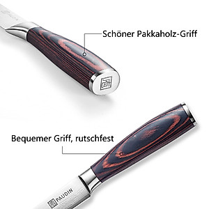 PAUDIN Cleaver Knife + Utility Knife