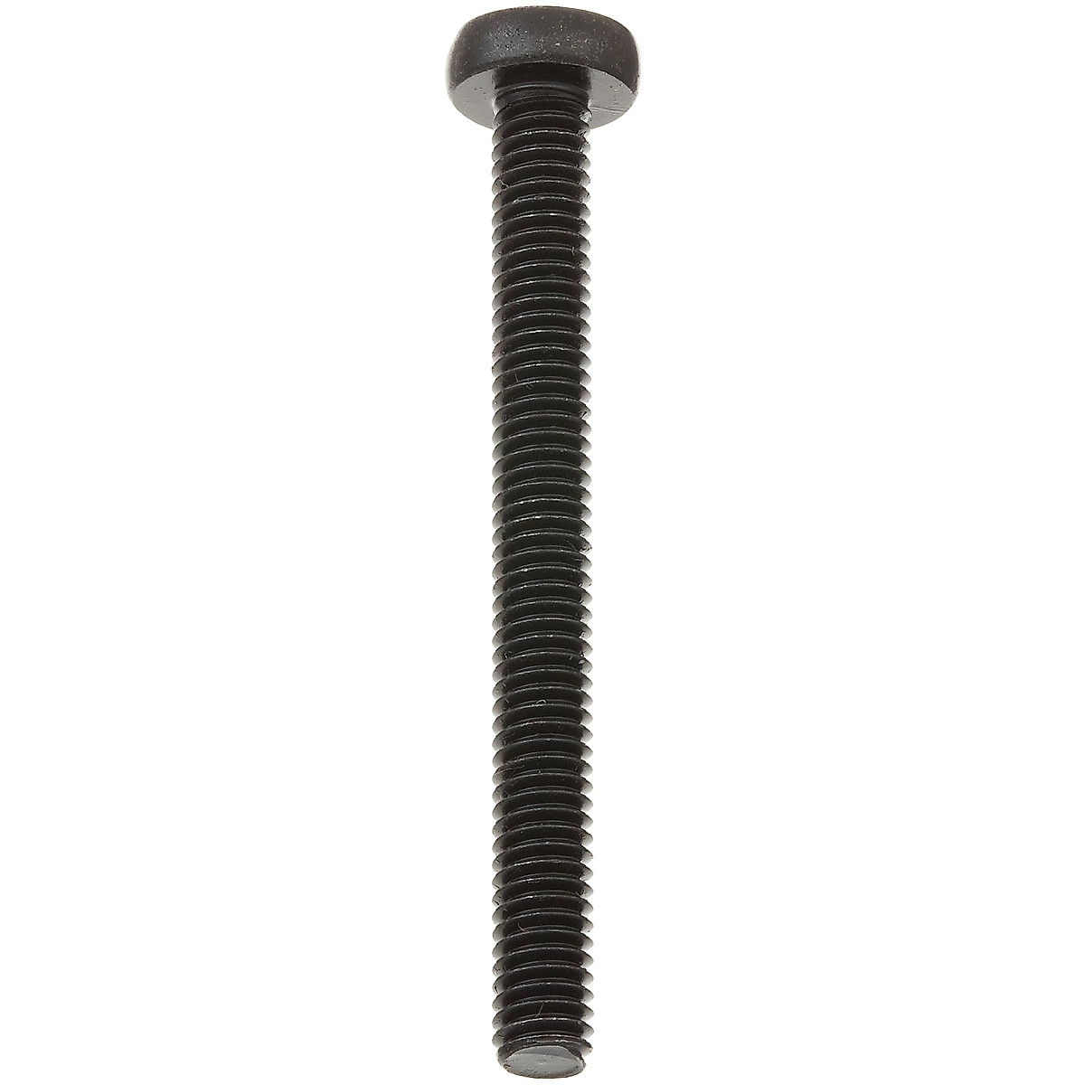 Small Parts M440D7985AB Steel Pan Head Machine Screw, Black Oxide Finish, Meets DIN 7985, #2 Phillips Drive, M4-0.7 Thread Size, 40 mm Length, Fully Threaded, Import (Pack of 100)