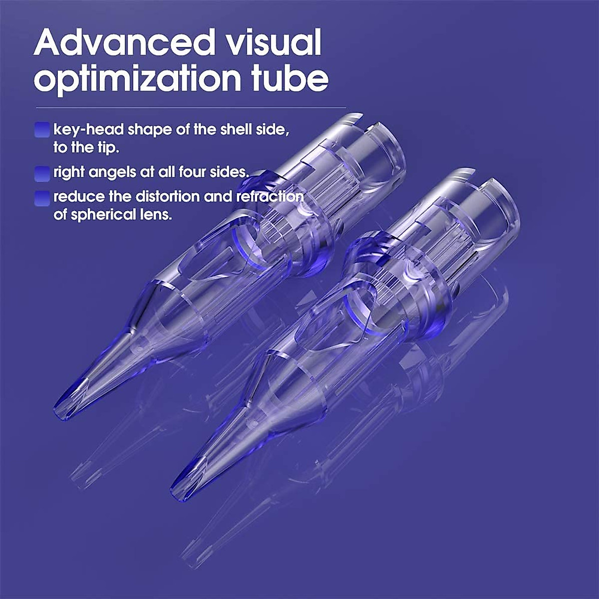 Mast Tattoo Pro Cartridges Needles with Membrane Mixed Sizes Box of 50 Pcs (RL+RS+RM+M1)