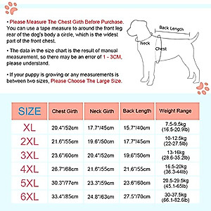 FEimaX Dog Coat Waterproof Warm Winter Jacket Windproof Fleece Coats Pet Outdoor Clothes for Small Medium Large Dogs Cold Weather Vest with Harness Hole