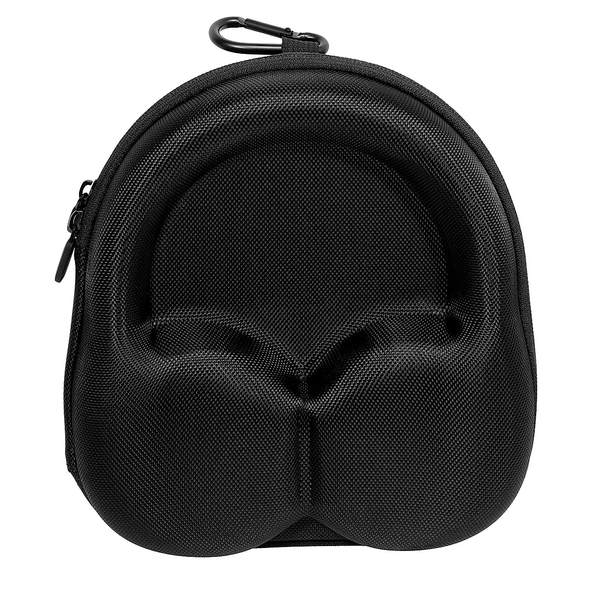 Alltravel Headphone Case Compatible with Bose QC35, QC25, QC15, QC3, QC2, Sony MDRXB950, MDRXB650, MDRaccessories, Elastic Secure Strap, Matte Black Surface with Plush Lining