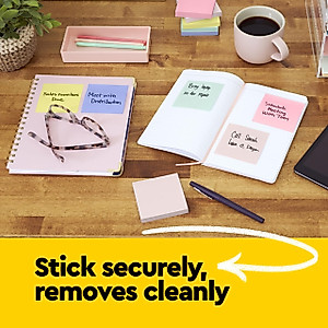 Post-it Notes, 3x3 in, 18 Pads, America's #1 Favorite Sticky Notes, Canary Yellow, Clean Removal, Recyclable (654-14+4YW)
