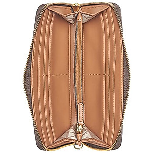 Calvin Klein Key Item Saffiano Continental Zip Around Wallet with Wristlet Strap