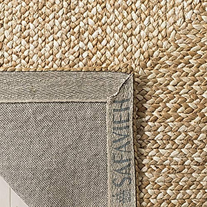 SAFAVIEH Natural Fiber Collection 3' x 5' Ivory NF885B Handmade Farmhouse Country Jute Area Rug