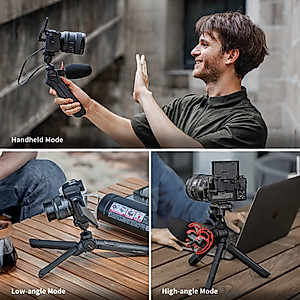 PGYTECH MANTISPOD 2.0 Bluetooth Mini Camera Vlogging Tripod Small Travel Flexible DSLR Pocket Stand Video Vlog Desktop Shooting Selfie Mount with Remote Control