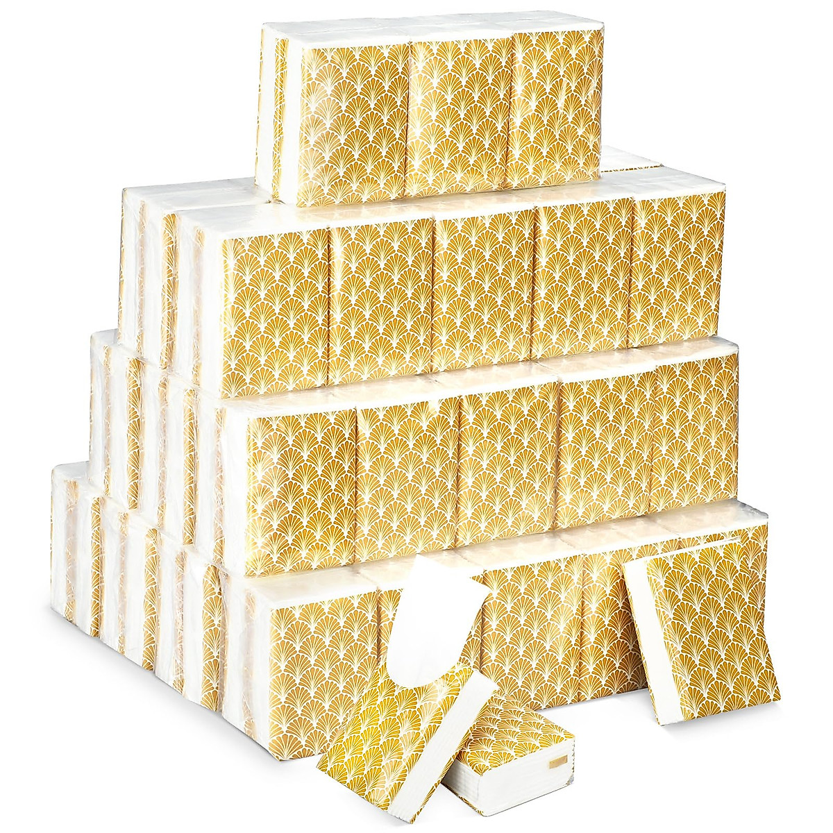 Therwen 100 Pack Pocket Tissues Travel Packs Bulk 1000 Sheet Mini Tissues Bulk 3 Ply Small Travel Size Paper Individual Pocket Size